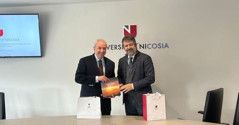 Ambassador of Saudi Arabia visits the University of Nicosia ...
