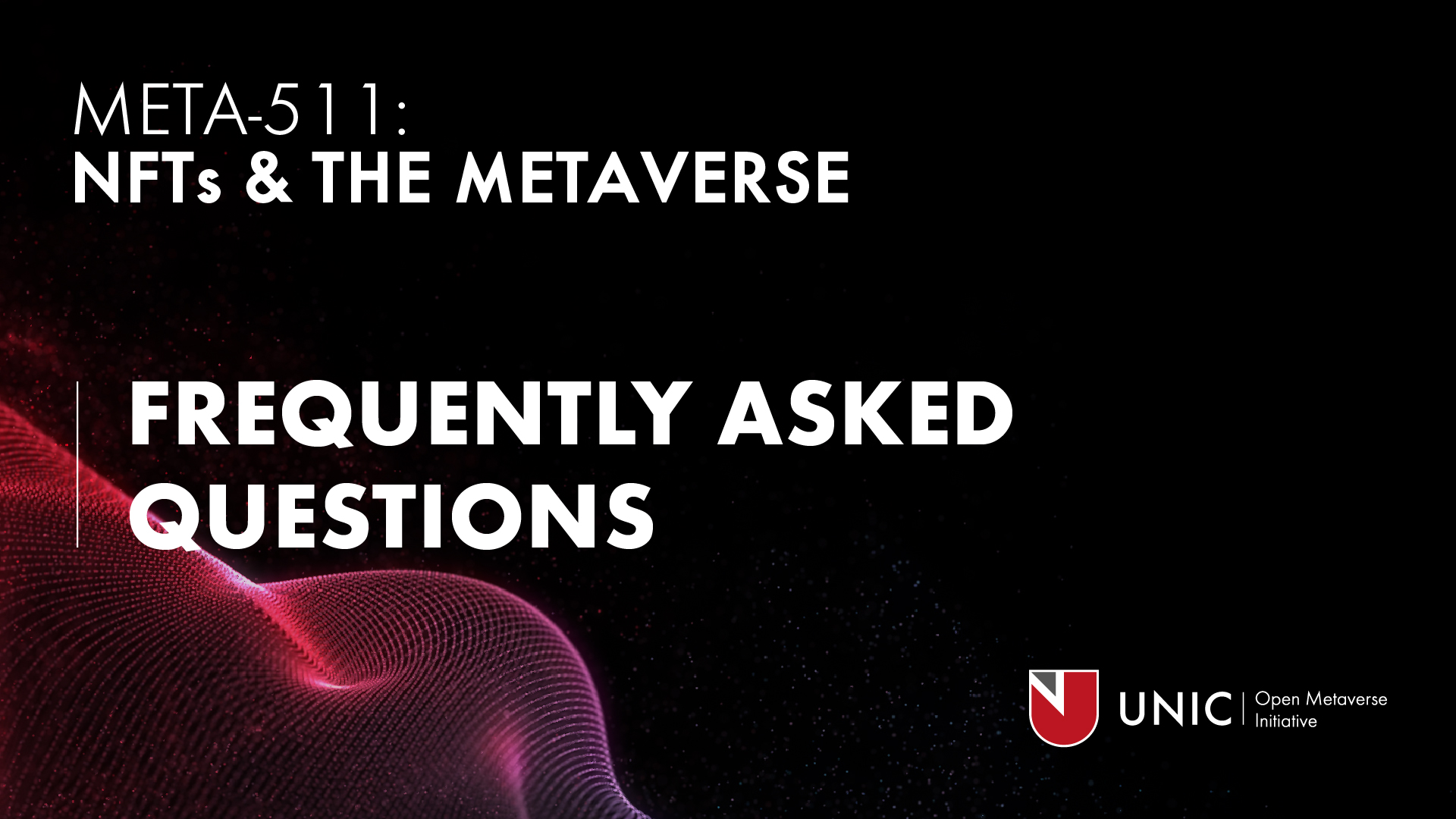 META-511 FAQ - University of Nicosia