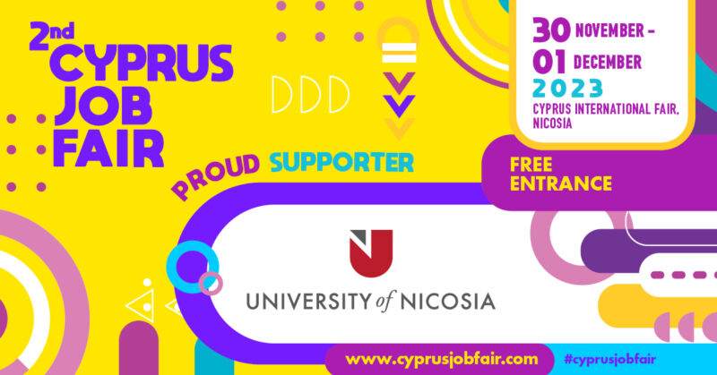 UNIC Supports the 2nd Cyprus Job Fair - University of Nicosia