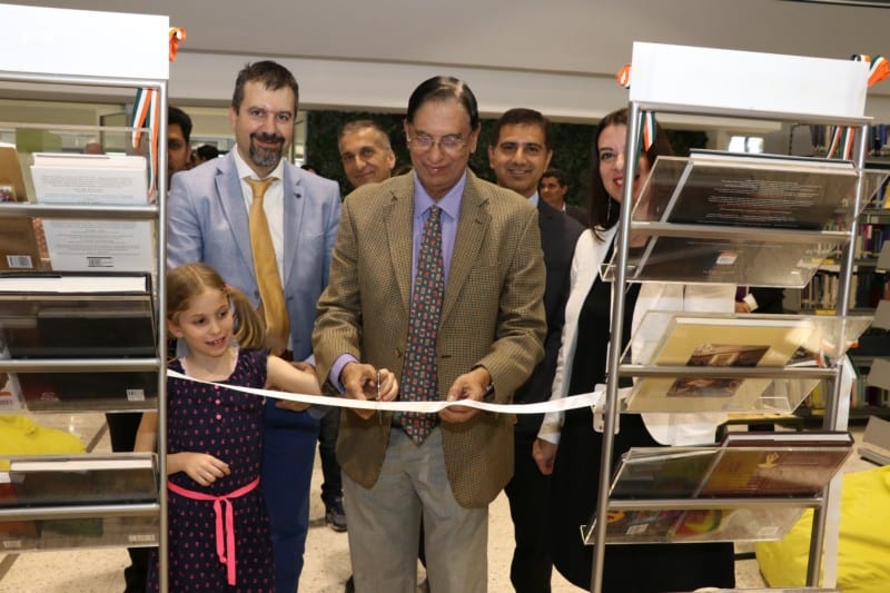 Indian Book Corner inaugurated at the UNIC Library - University of Nicosia